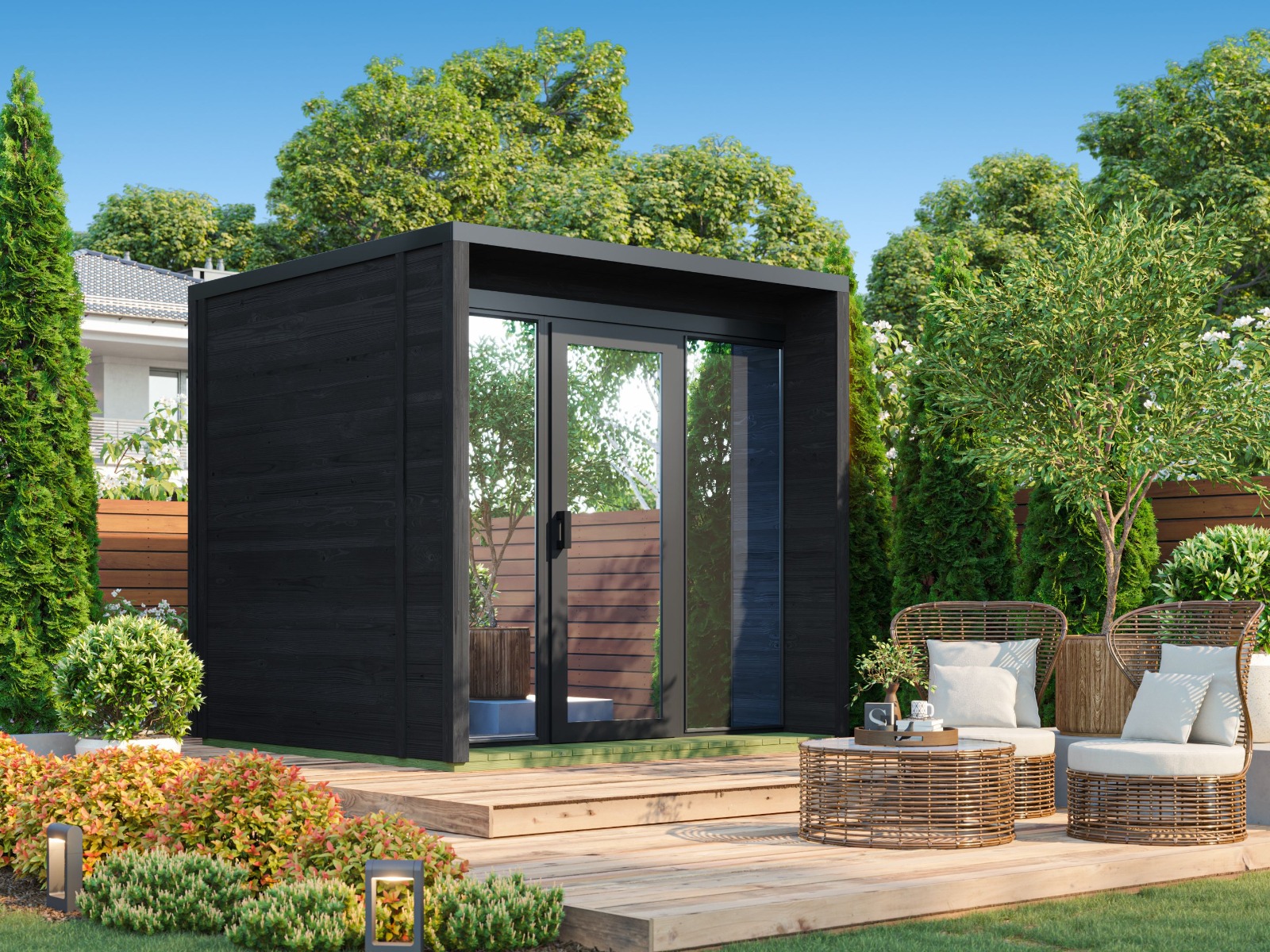 Outdoor Sauna Styles - Cascade Fence & Deck